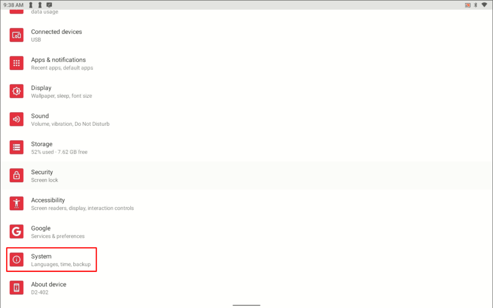 Setting Android Keyboard Settings - EZEEPos Solution