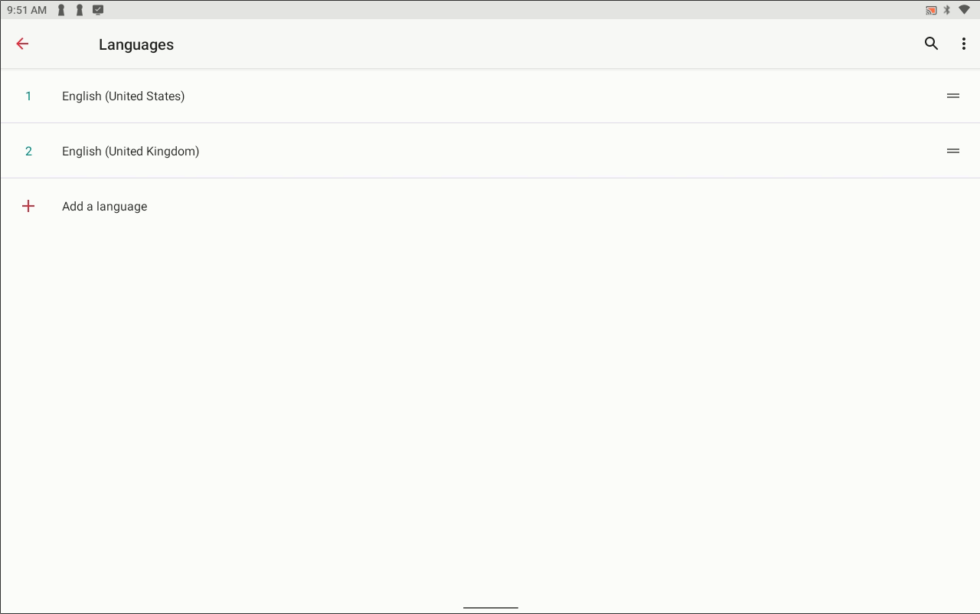 Setting Android Keyboard Settings - EZEEPos Solution